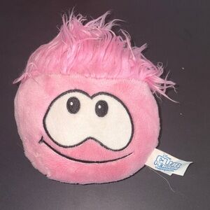 Disney | Toys | Club Penguin Blackbeard Plush Pink And White Puffles ...